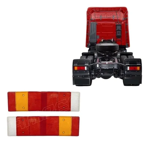 Par Lente Lanterna Traseira Compatível Iveco Stralis Tector Par Lente Lanterna Traseira Compatível Iveco Stralis Tector