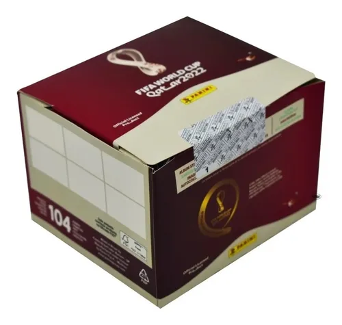 Caja De 104 Sobres Para Album Mundial Fifa Qatar 2022 Panini en venta ... Caja De 104 Sobres Para Album Mundial Fifa Qatar 2022 Panini en venta ...