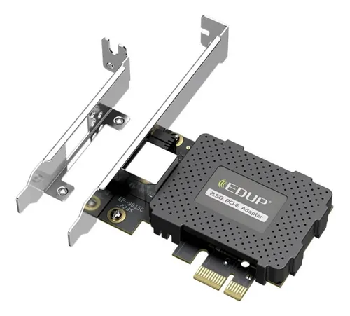 Placa De Rede 2.5gbps Pci Express X1 Rtl8125b Rj45 Placa De Rede 2.5gbps Pci Express X1 Rtl8125b Rj45