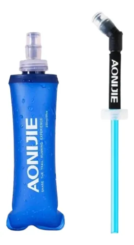 Garrafa Flexível Aonijie Soft Flask 600ml Squeeze Com Canudo Garrafa Flexível Aonijie Soft Flask 600ml Squeeze Com Canudo