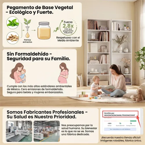 Librero Organizador Simple Modernos Madera Librero 6 Capas | Envío gratis