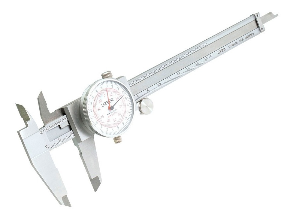 Calibrador Vernier De Carátula 150mm Urrea Pie De Rey Envío Gratis