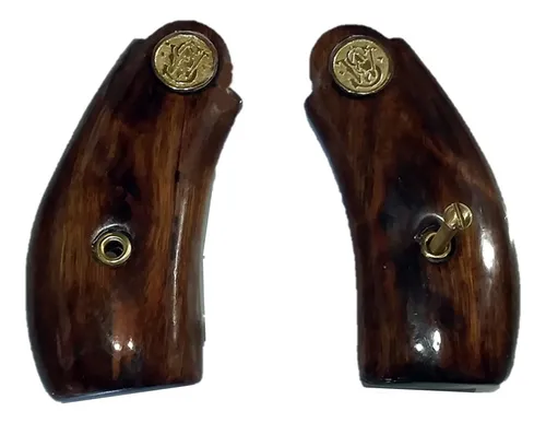 Cabo Revolver Smith & Wesson Cal.38 ! Ébano Vitrificado | Frete grátis Cabo Revolver Smith & Wesson Cal.38 ! Ébano Vitrificado | Frete grátis