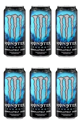 6 Energético Diet Monster Absolutely Zero Lata 473ml | MercadoLivre 6 Energético Diet Monster Absolutely Zero Lata 473ml | MercadoLivre