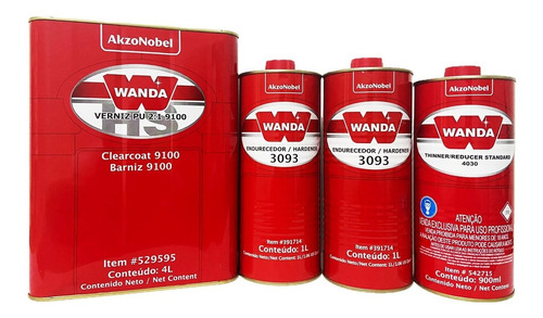 Verniz Pu 9100 Alto Sólido Automotivo Wanda Com Diluente | Parcelamento ... Verniz Pu 9100 Alto Sólido Automotivo Wanda Com Diluente | Parcelamento ...