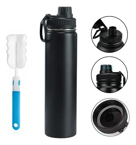 Termo De Acero Inoxidable Botella Agua Deportiva 750ml | MercadoLibre