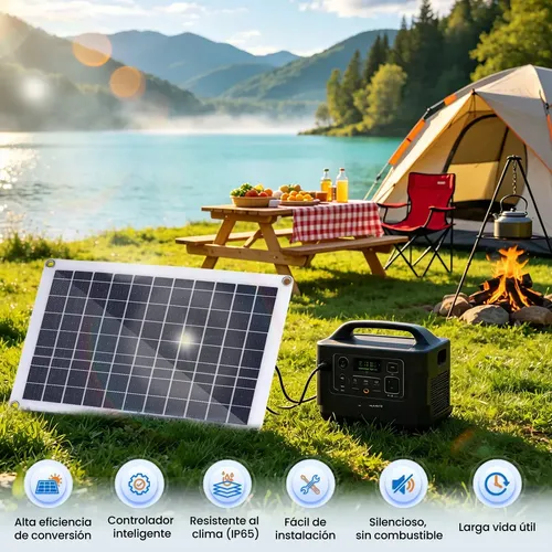 Panel Solar Modulo Monocristalin 500w 18v Y Con 100a Controlador ...