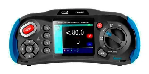 Probador De Instalación Eléctrica Multifunción Cem Dt-6650 | Cuotas sin interés