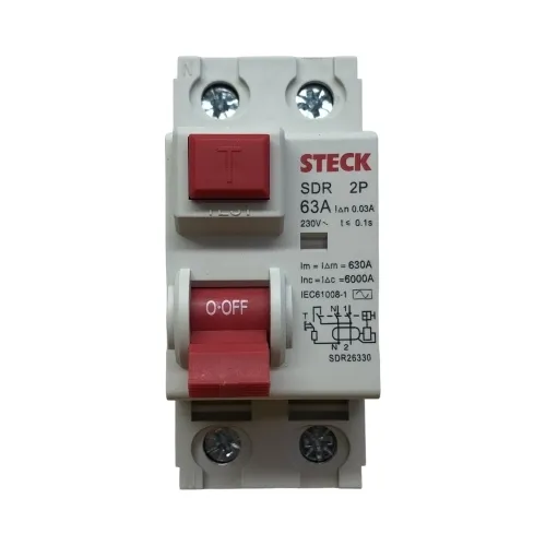 Interruptor Diferencial Fuga Idr Bipolar 63a 30ma Steck à venda em ... Interruptor Diferencial Fuga Idr Bipolar 63a 30ma Steck à venda em ...