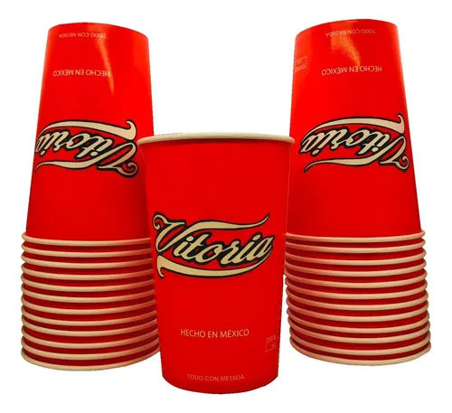 Vaso Desechable Cerveza Michelada 44oz Paquete 25pz Victoria