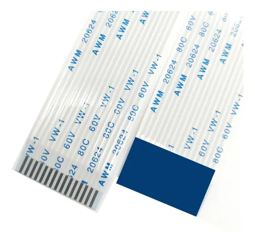 2 Cabos Flat 15 Vias ( Normal E Invertido) 1,6cm X 30cm | Parcelamento sem juros