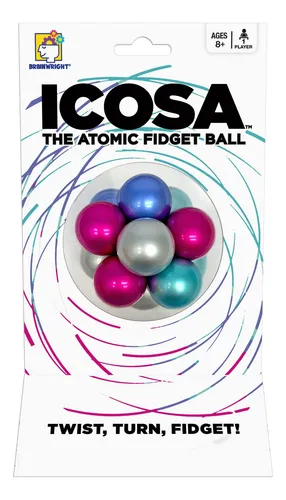 Toy Brainwright Icosa Ice Atomic Fidget Ball Twist Turn | Parcelamento ...