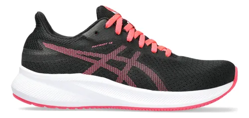 Tenis Asics Mujer Dama Running Entrenamiento Negro Patriot 13 | Envío ...