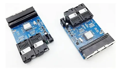 6x Switch Placa Metro Gigabit 1000mb Gbic A B-4p Rj45 6x Switch Placa Metro Gigabit 1000mb Gbic A B-4p Rj45