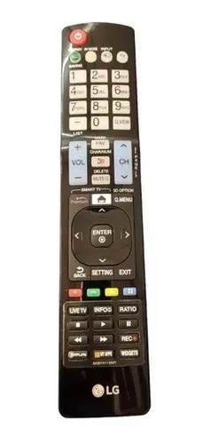 Controle Remoto Smart Tv 3d Lg My Apps Akb74115501 Original