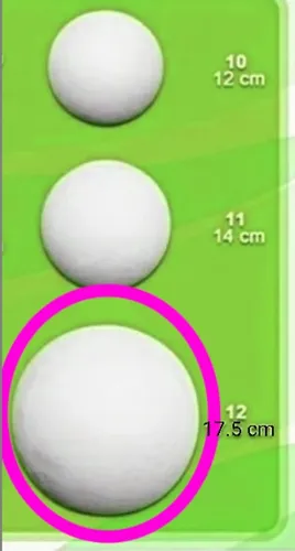 Bola De Unicel #12 De 17.5 Cmpaquete Con 10 Pzs.