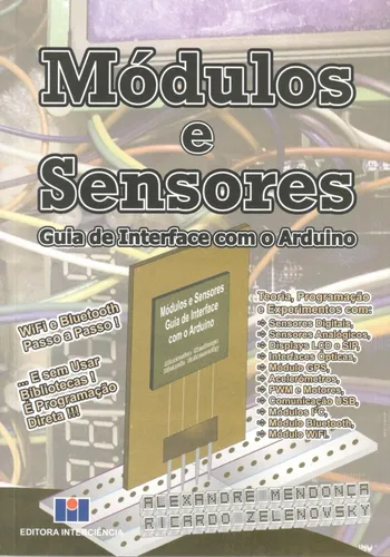 Livro Módulos E Sensores: Guia De Interface Com O Arduino | Frete grátis