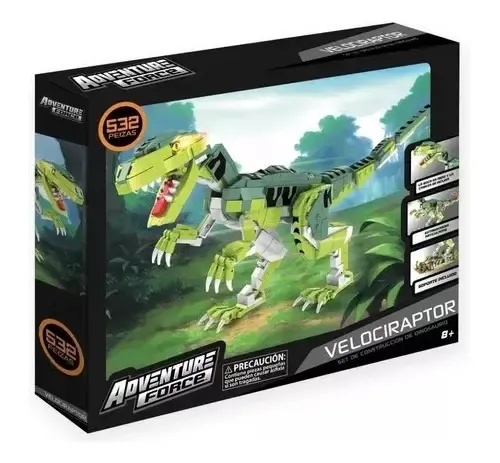 Adventure Force Set De Construcción Velociraptor Cantidad De Piezas 533 ...