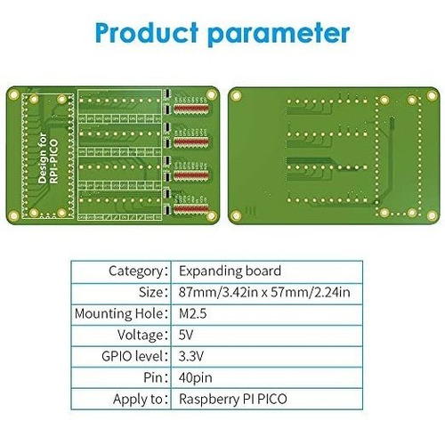 Geeekpi Raspberry Pi Pico Tornillo Terminal Expansión Tabl. | Envío gratis Geeekpi Raspberry Pi Pico Tornillo Terminal Expansión Tabl. | Envío gratis