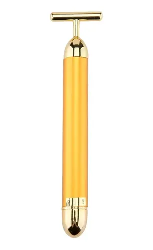 Rodillo Vibrador Facial Para Adelgazar, Dorado, 24 Quilates | Meses sin ...
