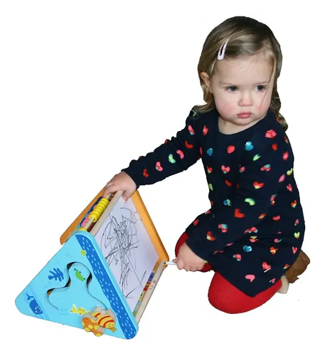 Towo Wooden Activity Center Triangle Toys - Flip Flop Alphab | Envío gratis