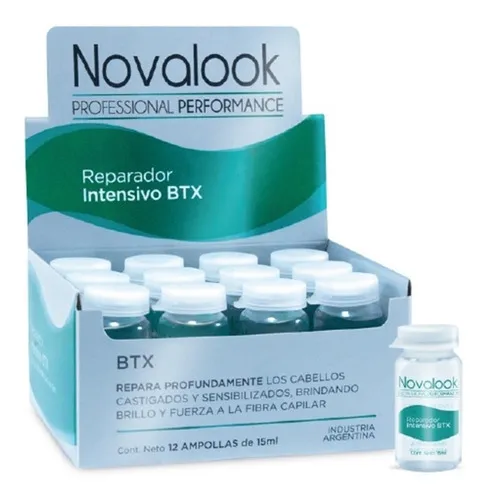 Caja Ampollas Reparador Intensivo Btx. X12u - Novalook