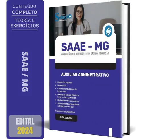 Apostila Saae Boa Esperança Mg - Auxiliar Administrativo | Parcelamento ... Apostila Saae Boa Esperança Mg - Auxiliar Administrativo | Parcelamento ...