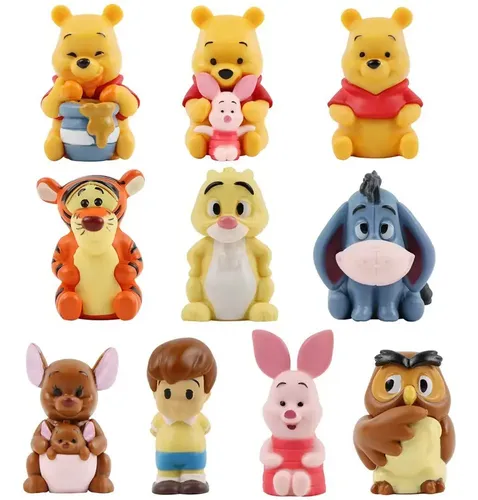 Set De 10 Adornos De Winnie The Pooh Para Regalo. | Meses sin interés