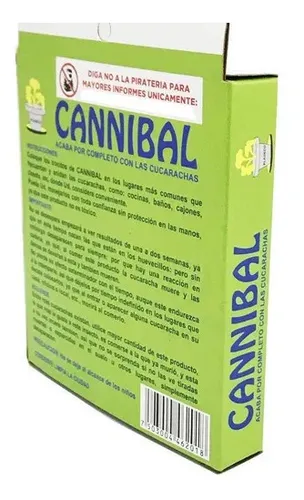 Veneno Mata Cucaracha Cannibal 2 Cajas Exterminador Plaga en venta en ... Veneno Mata Cucaracha Cannibal 2 Cajas Exterminador Plaga en venta en ...