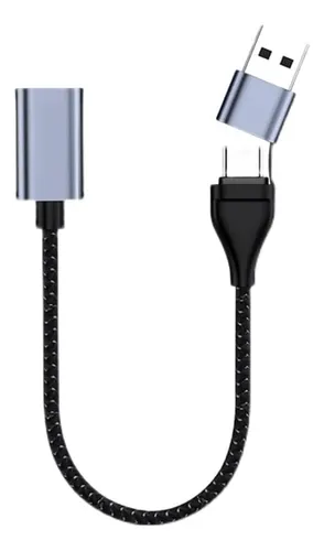 2 En 1 Adaptador Otg Usb C A Usb, Cable Otg Usb Tipo C Macho 2 En 1 Adaptador Otg Usb C A Usb, Cable Otg Usb Tipo C Macho