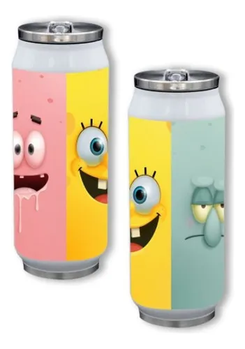 Termo Lata Bob Esponja Patricio Calamardo Envío Gratis