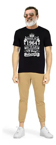 Playera Hecho En 1964 60 Años Siendo Increible / Cumpleaños en venta en ... Playera Hecho En 1964 60 Años Siendo Increible / Cumpleaños en venta en ...