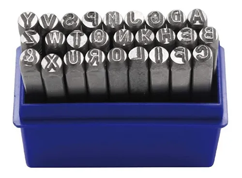 Letras De Golpe 5mm Para Marcar 27 Pzas Marca Bgs | Envío gratis
