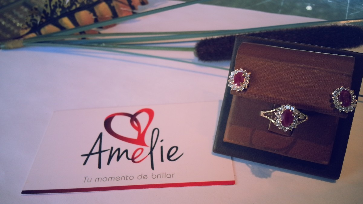 Hermoso Juego De Aretes Y Anillo En Oro De 10k Con Rubí Hm4. | Meses ... Hermoso Juego De Aretes Y Anillo En Oro De 10k Con Rubí Hm4. | Meses ...