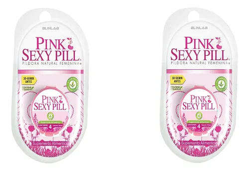 Pack Pink Sexy Pill 4 Tabletas 750mg Fórmula Femenina Meses Sin Interés