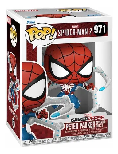 Funko Pop! Spider-man 2 Peter Parker Advanced Suit 2.0 971 | Envío Gratis