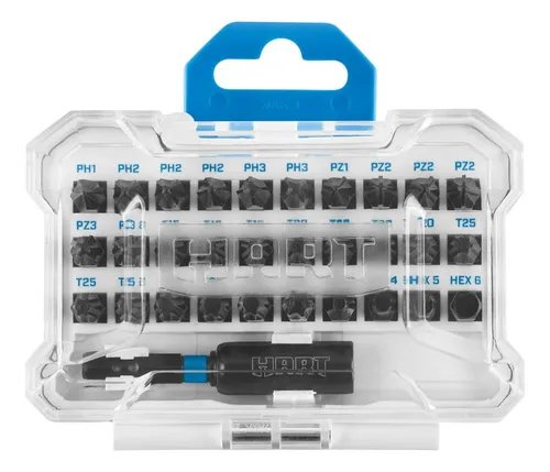 Juego De Puntas Destornillador De Impacto 31 Piezas Hart | Envío gratis