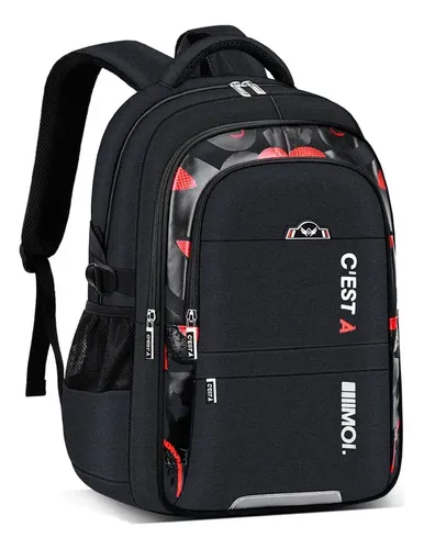 Mochila Bolsas Escolar Estudiante Para Niños Reflectante De Gran ...