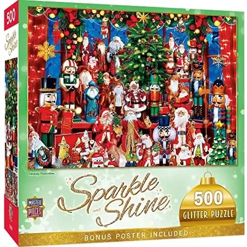 Rompecabezas De Navidad Brillante De 500 Piezas Holida... | Cuotas sin ...