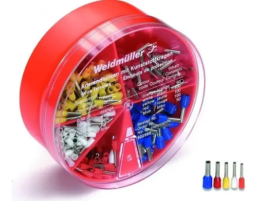 H-box 0,5-2,5qmm Juego De Ferrules O Conectores Weidmuller | Envío gratis