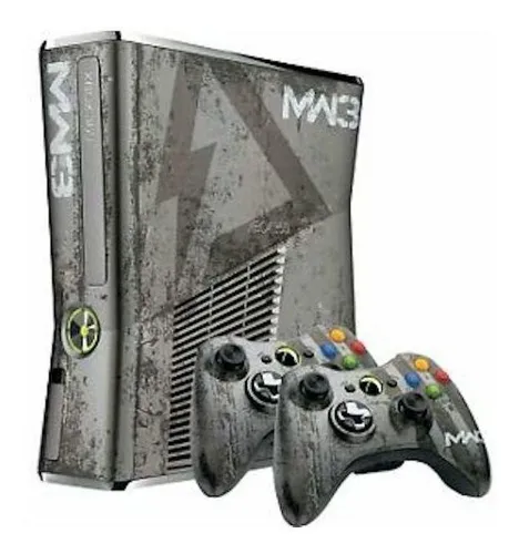 Microsoft Xbox 360 Slim 320gb Limited Edition Call Of Duty Modern