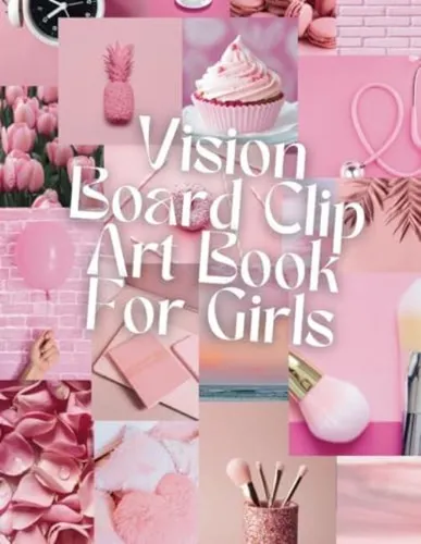 Libro Vision Board Clip Art Book For Girls Create Your Own Cuotas