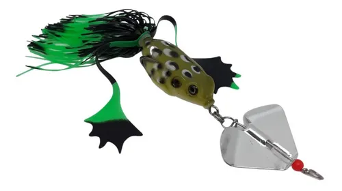 Señuelo Rana Con Helice Surfish Rf6 8g Pesca Tararira Señuelo Rana Con Helice Surfish Rf6 8g Pesca Tararira