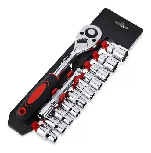 Juego Rache 3/8 Con Copa 12 Piezas Multiusos Auto Moto | Cuotas sin interés