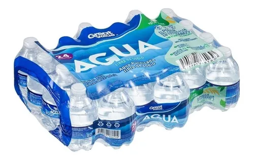 Agua Purificada Great Value 24 Botellas De 237ml C/u Agua Purificada Great Value 24 Botellas De 237ml C/u