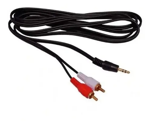 Cable auxiliar P2 3.5 mm Macho P/ 2 Rca Macho (audio) 1.5 m | MercadoLibre