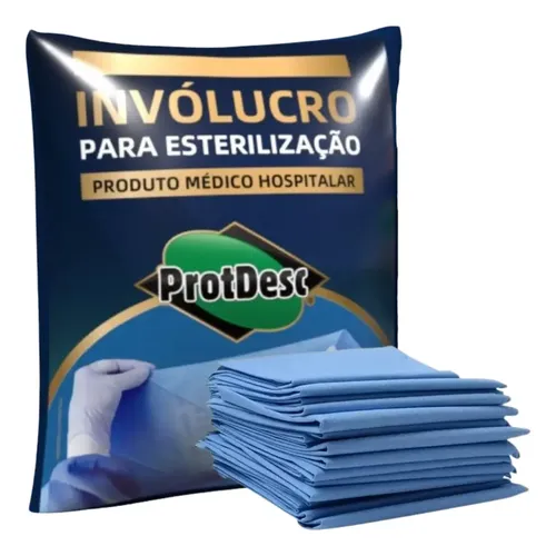 Involucro Para Esterilização Pesado Wrap Protdesc 75x75 20un | MercadoLivre