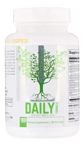 Multivitamínico Daily Formula Universal 100 Tabs Eua Origina ...