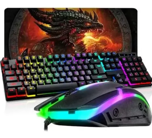 Kit de teclado y mouse gamer Kit Teclado e Mouse Gamer Semi Mecânico ... Kit de teclado y mouse gamer Kit Teclado e Mouse Gamer Semi Mecânico ...