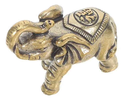 Miniatura Elefante De Latão Para Decoração Feng Shui | MercadoLivre